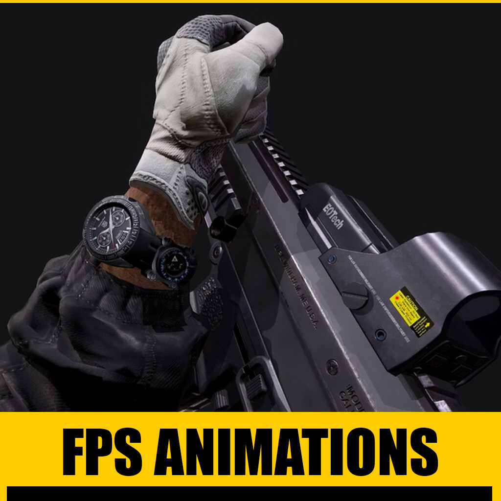 ArtStation - FPS Rifle Animations