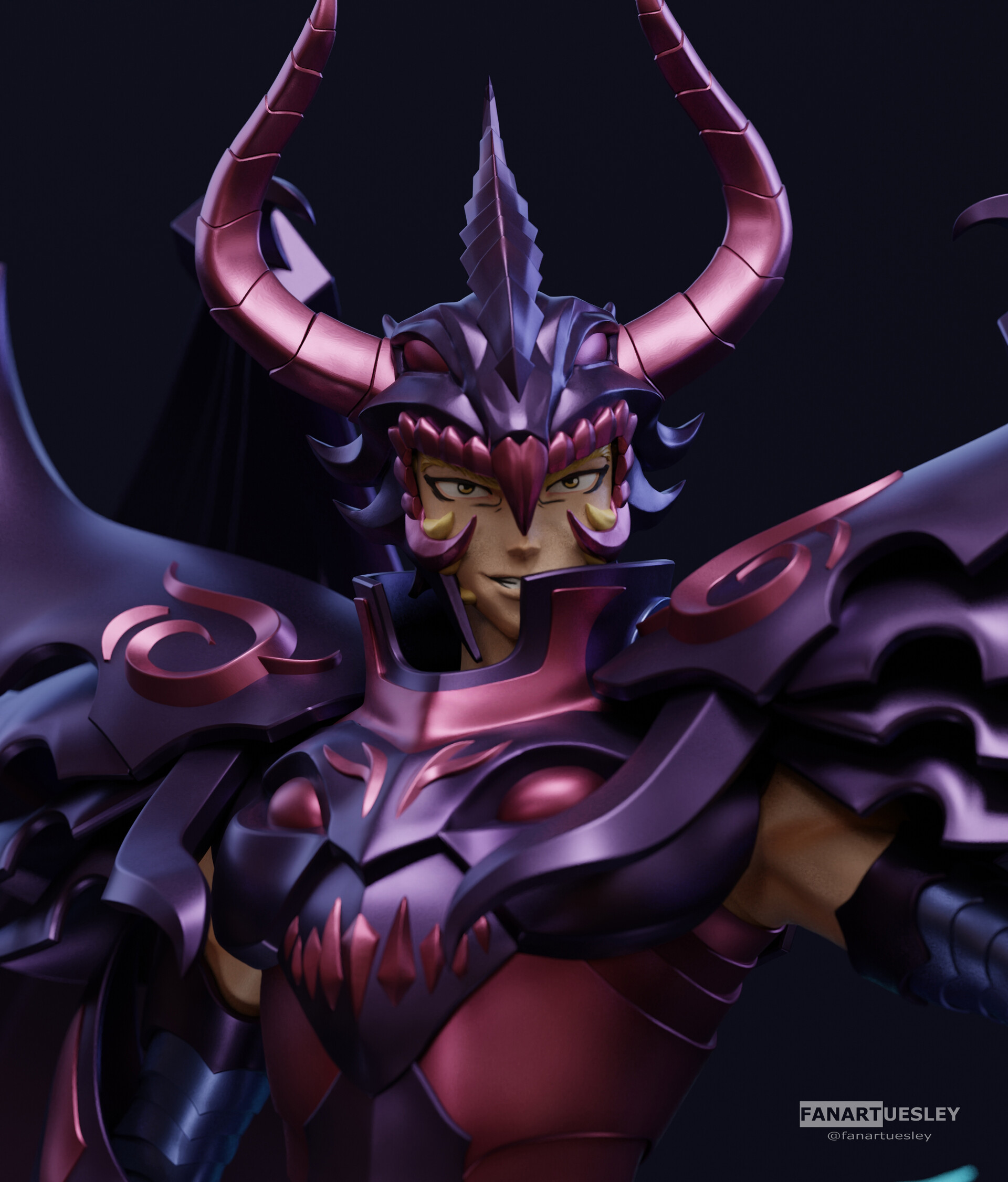 ArtStation - Radamanthys de Wyvern | Saint Seiya