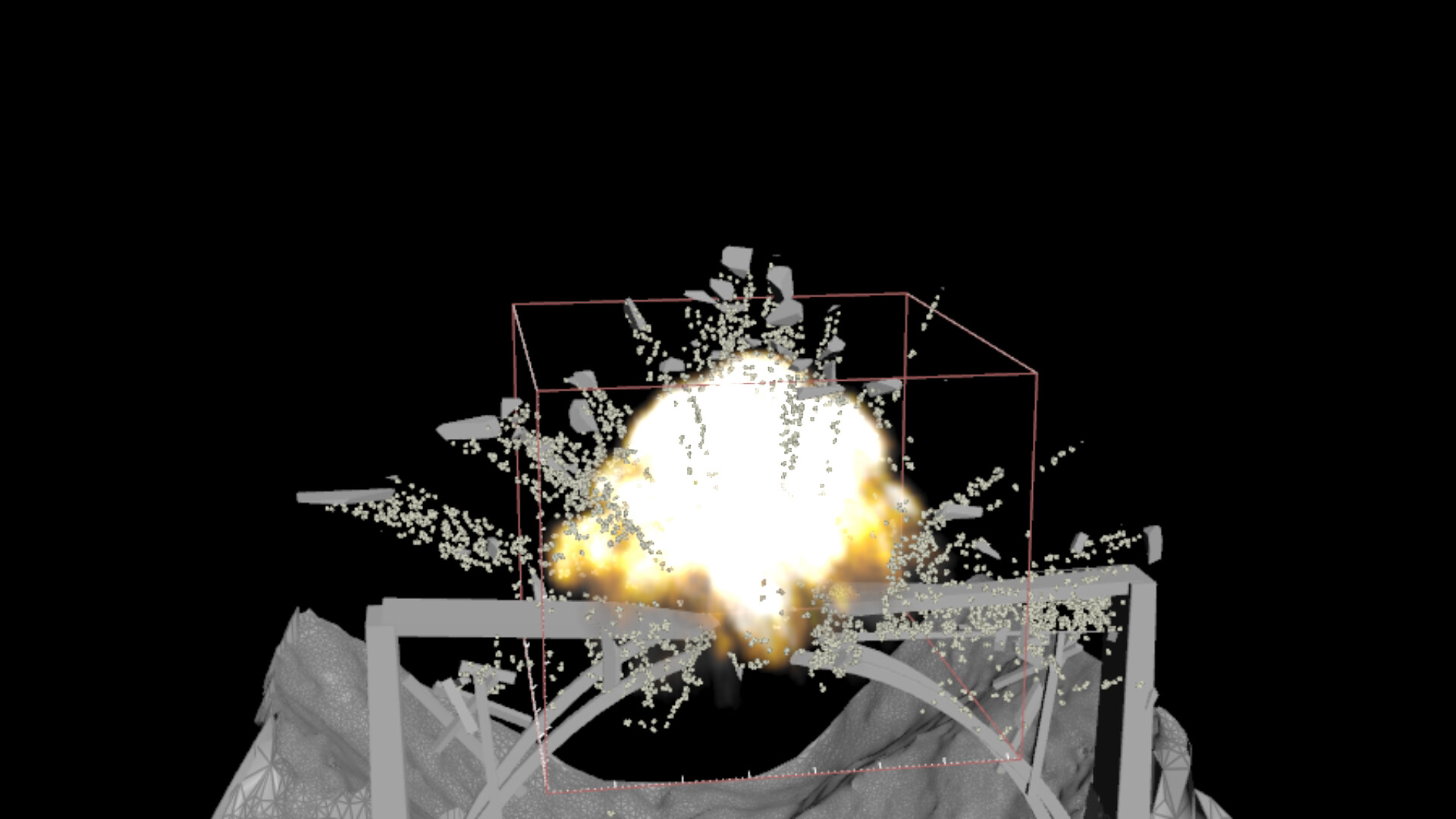ArtStation - Bixby Creek Bridge Explosion