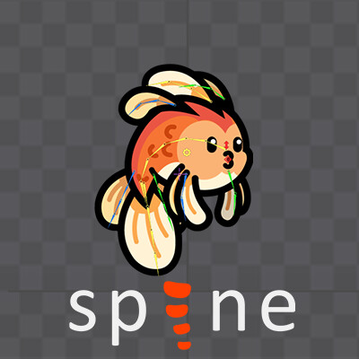 ArtStation - Stelly, Pet Goldfish - Spine 2D Animation Showcase