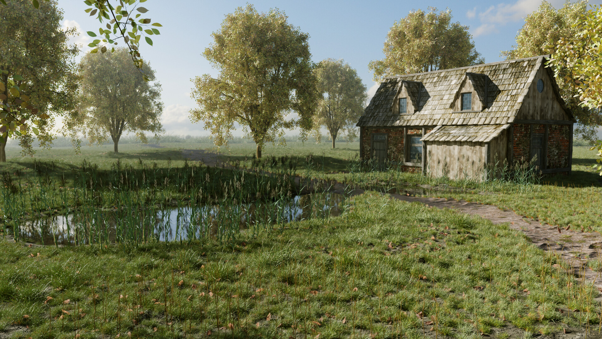 ArtStation - FarmHouse Study l Junhyeong Kim