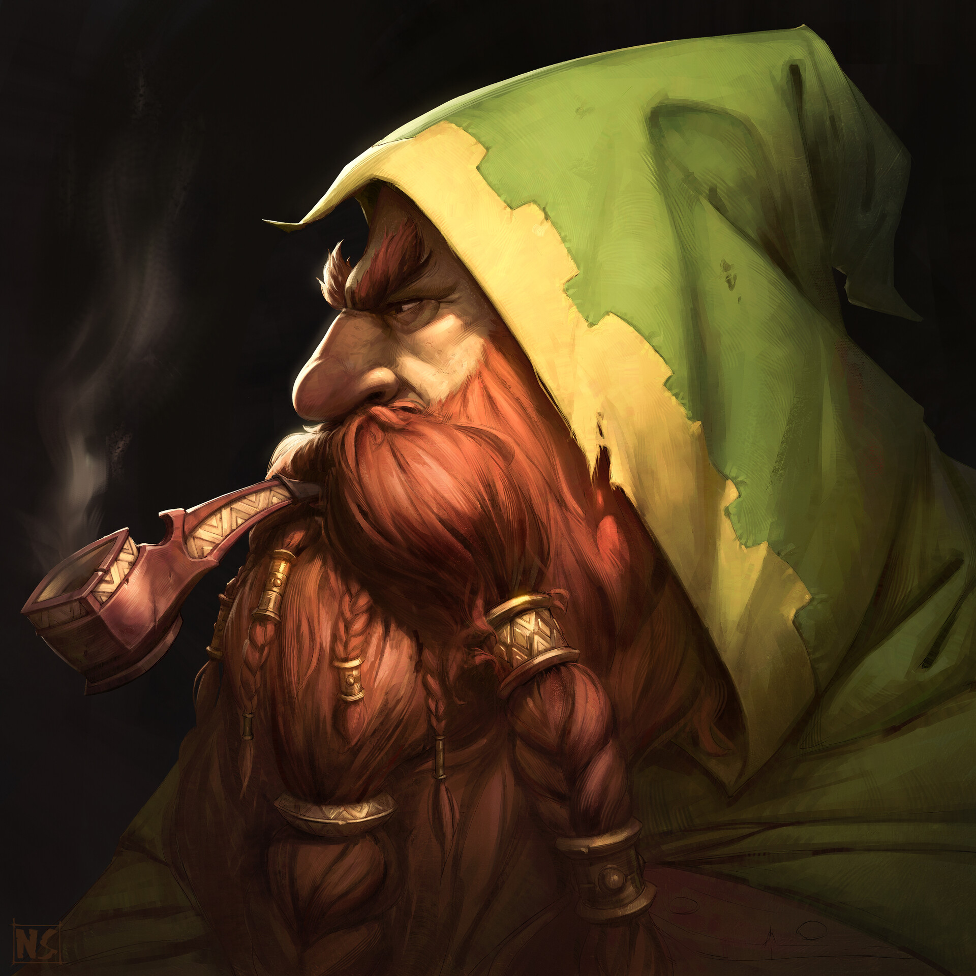 ArtStation - Dwarf portrait