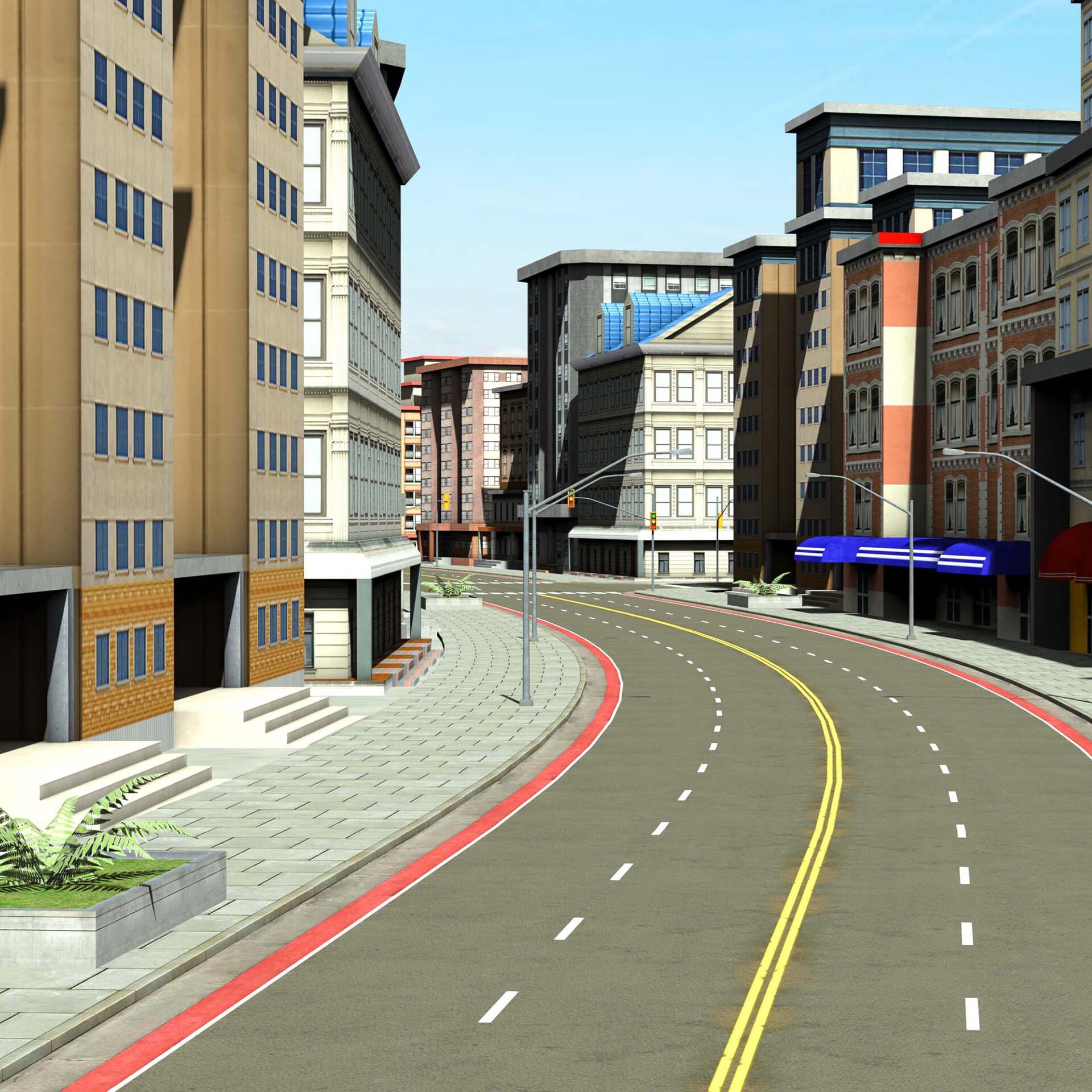 ArtStation - Midtown City Race Track