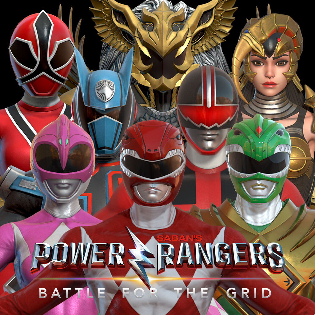 ArtStation - Power rangers battle for the grid