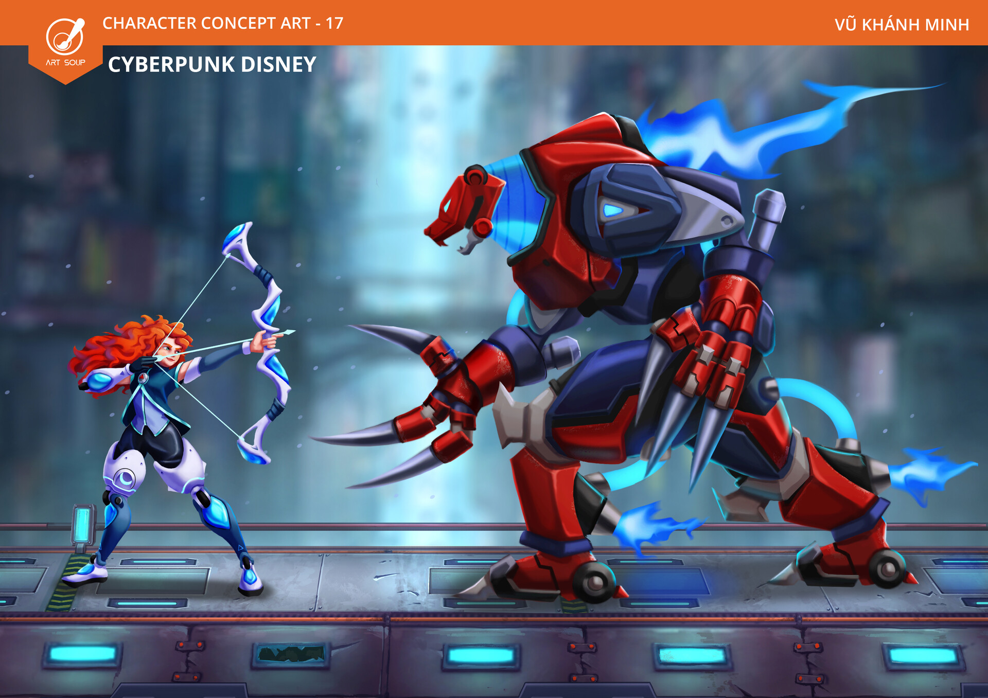 ArtStation - Cyberpunk Disney