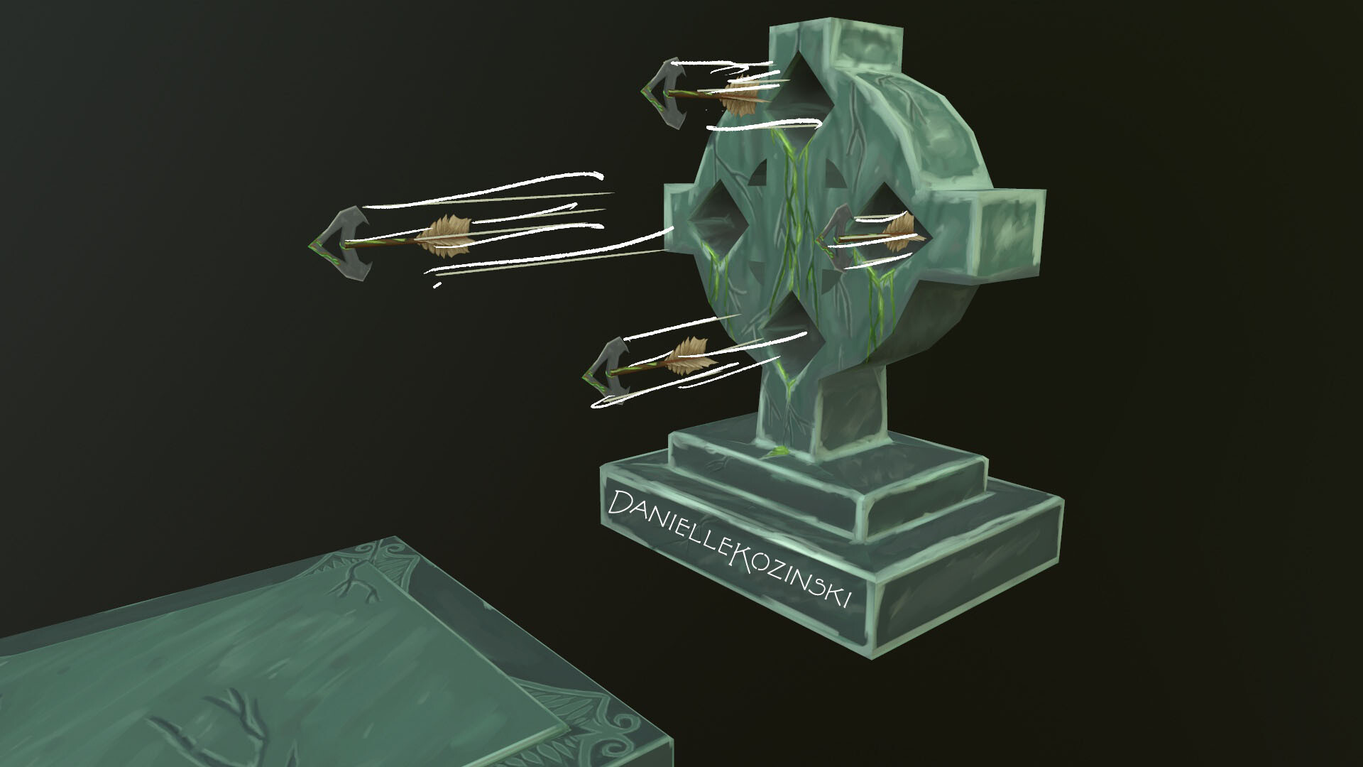 ArtStation - Gravestone Trap (Battle Chasers Fan art)