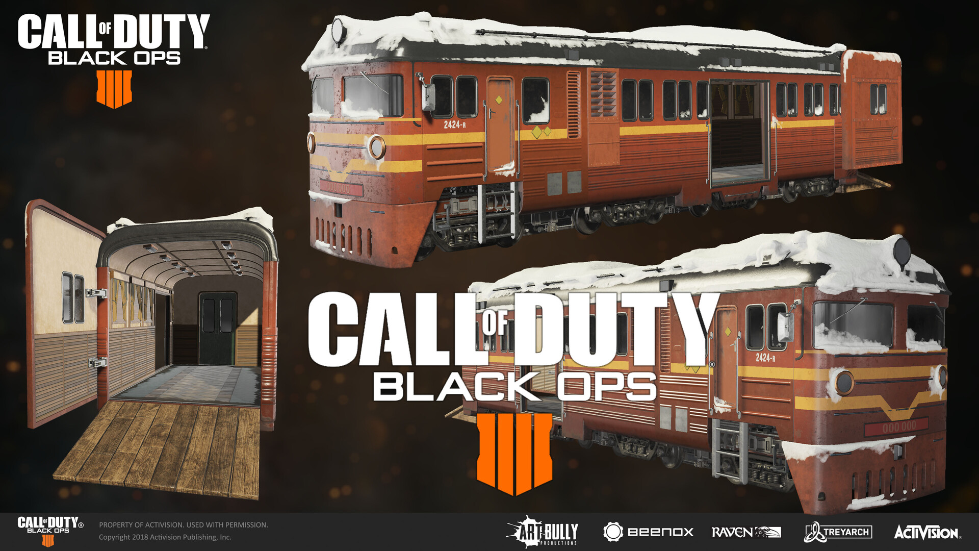 ArtStation - Call Of Duty Black Ops 4 Train wagon