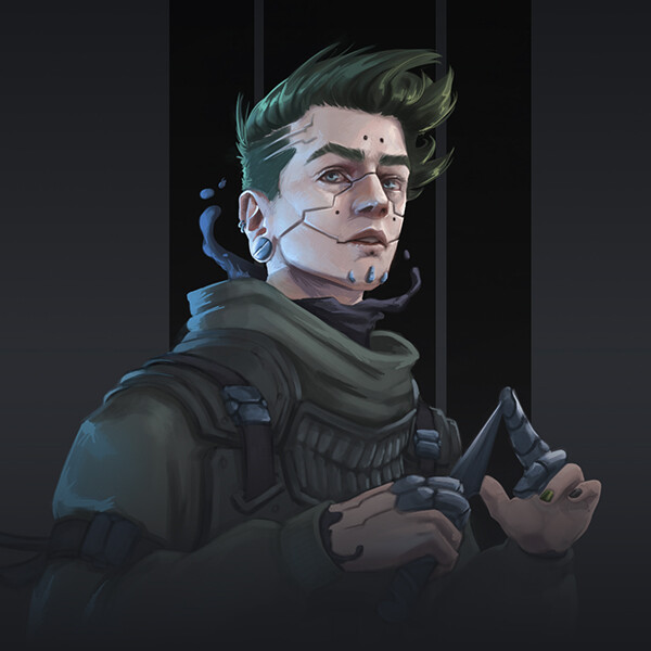 ArtStation - Lancer Pilot "Banshee"