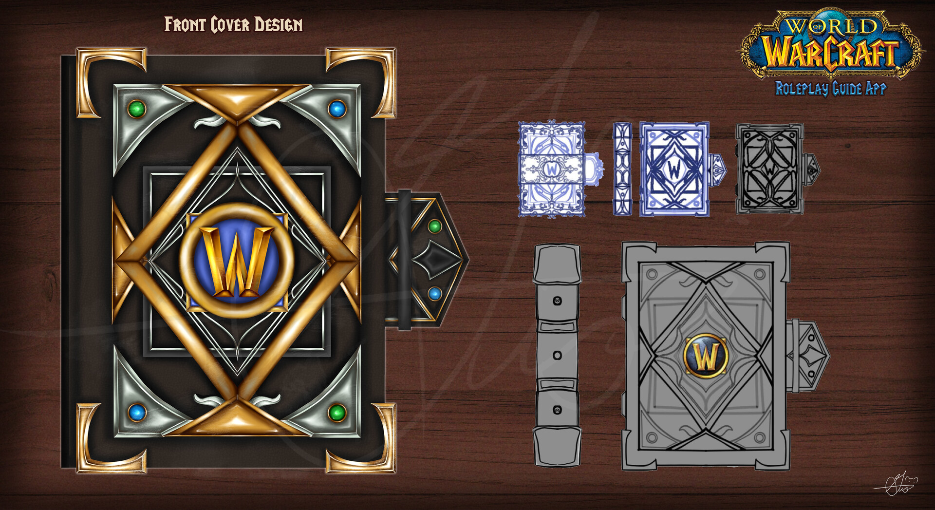 ArtStation - World of Warcraft - RP Guide App