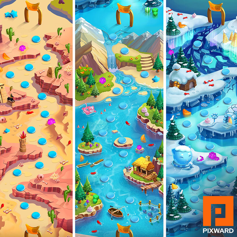 ArtStation - Environment Art for mobile game