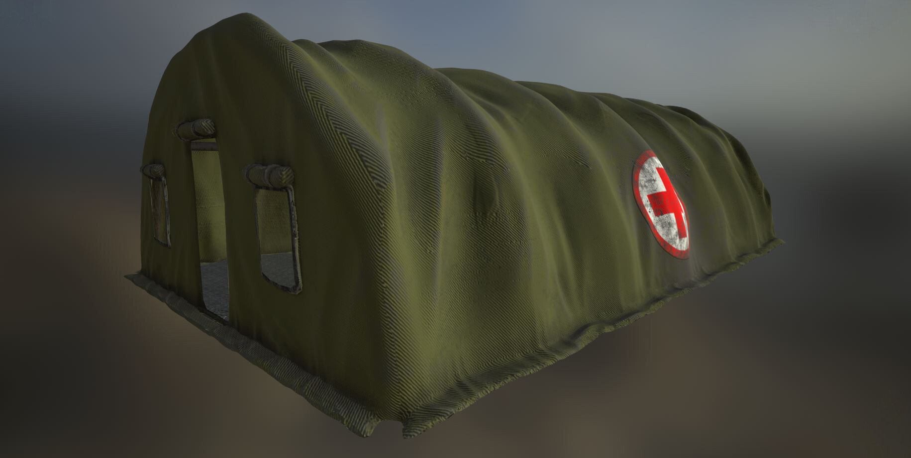 ArtStation - Military tent