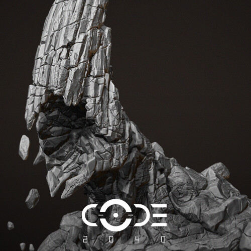 ArtStation - -CODE2040- White Giant High Poly