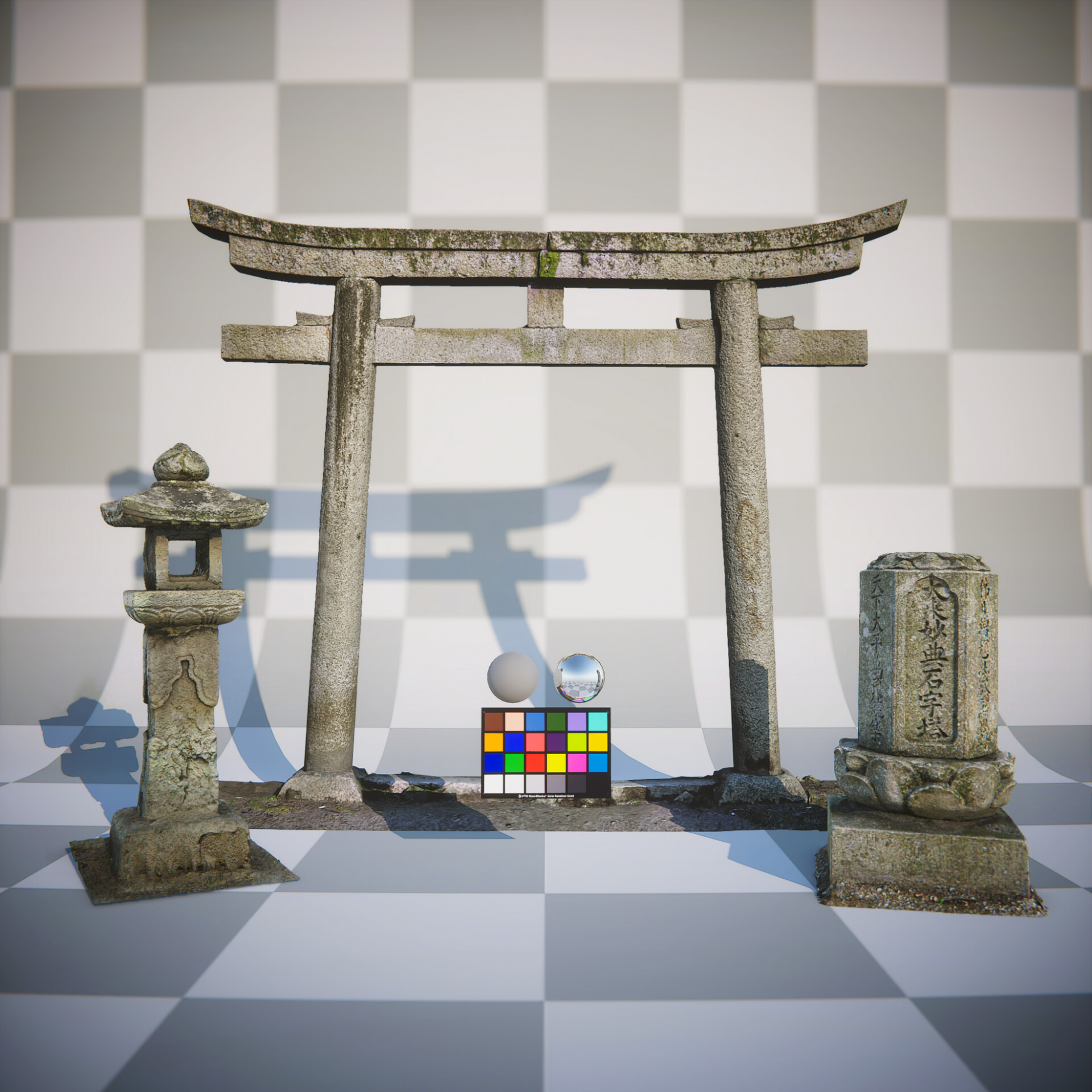 ArtStation - Japanese Temple Props (Photogrammetry)