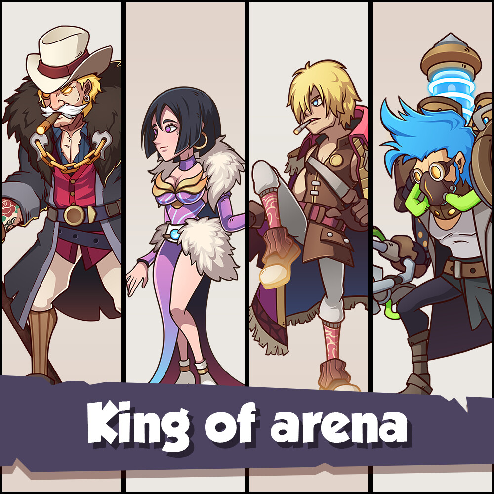 ArtStation - Characters design - Mobile game project