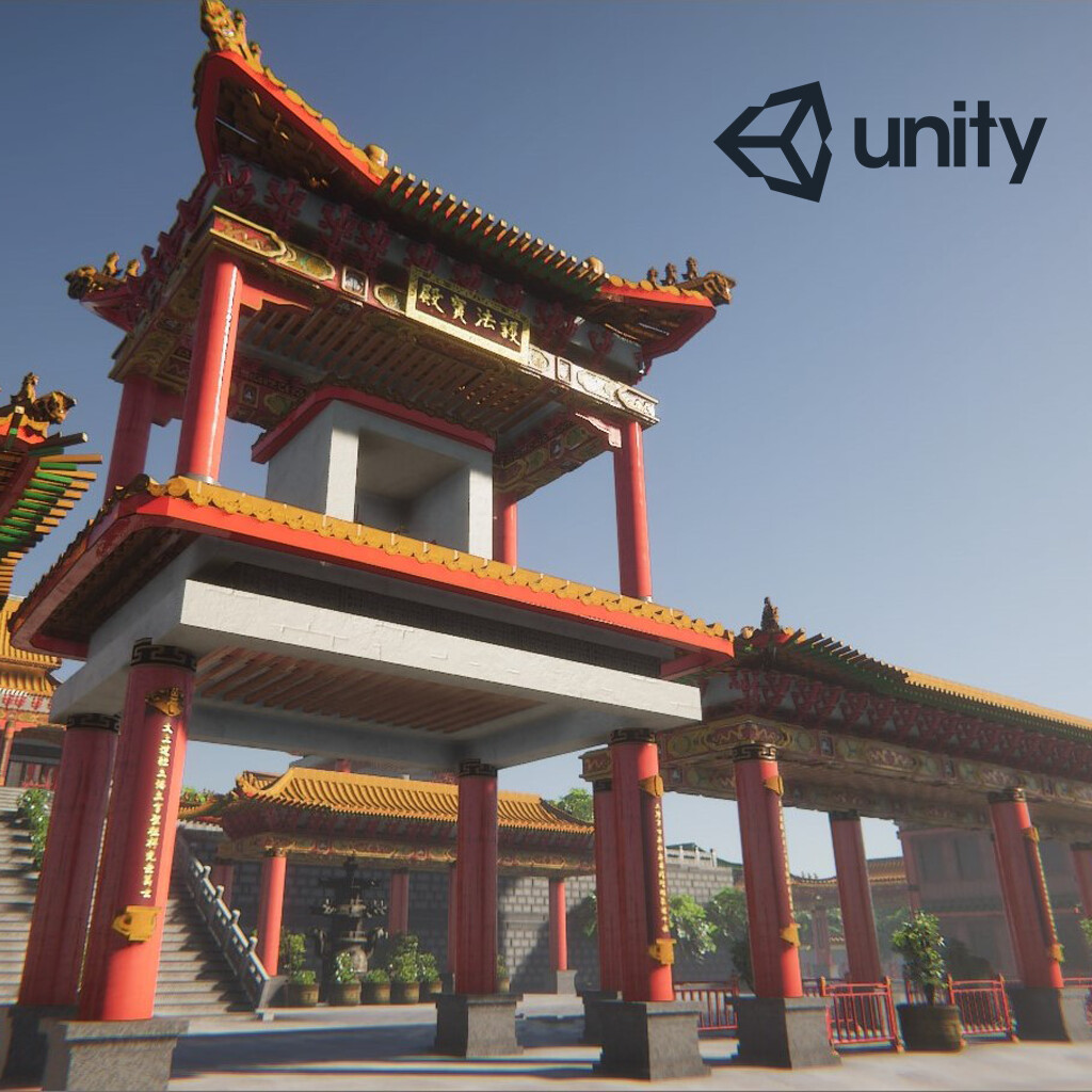 ArtStation - Unity Art - Taoist Temple