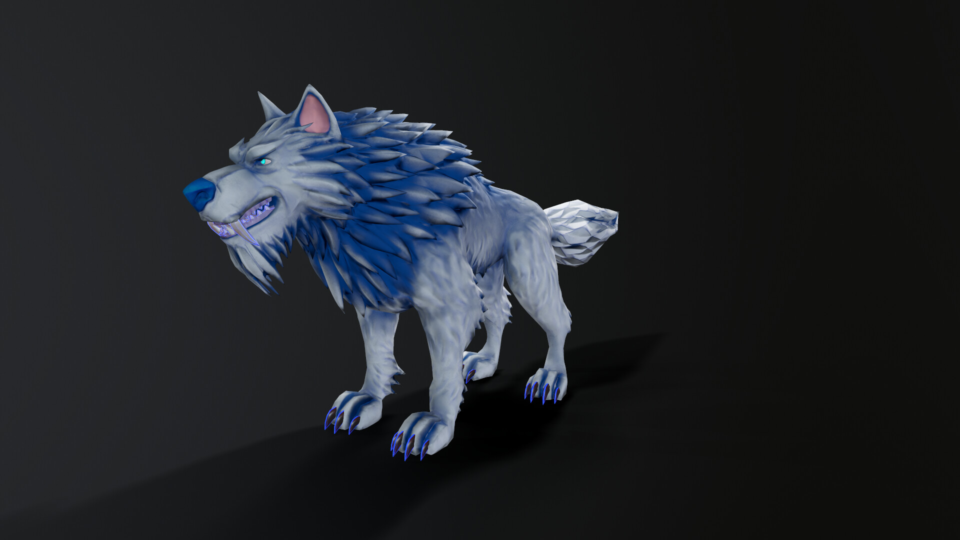 ArtStation - Magic Wolf Game Ready Character