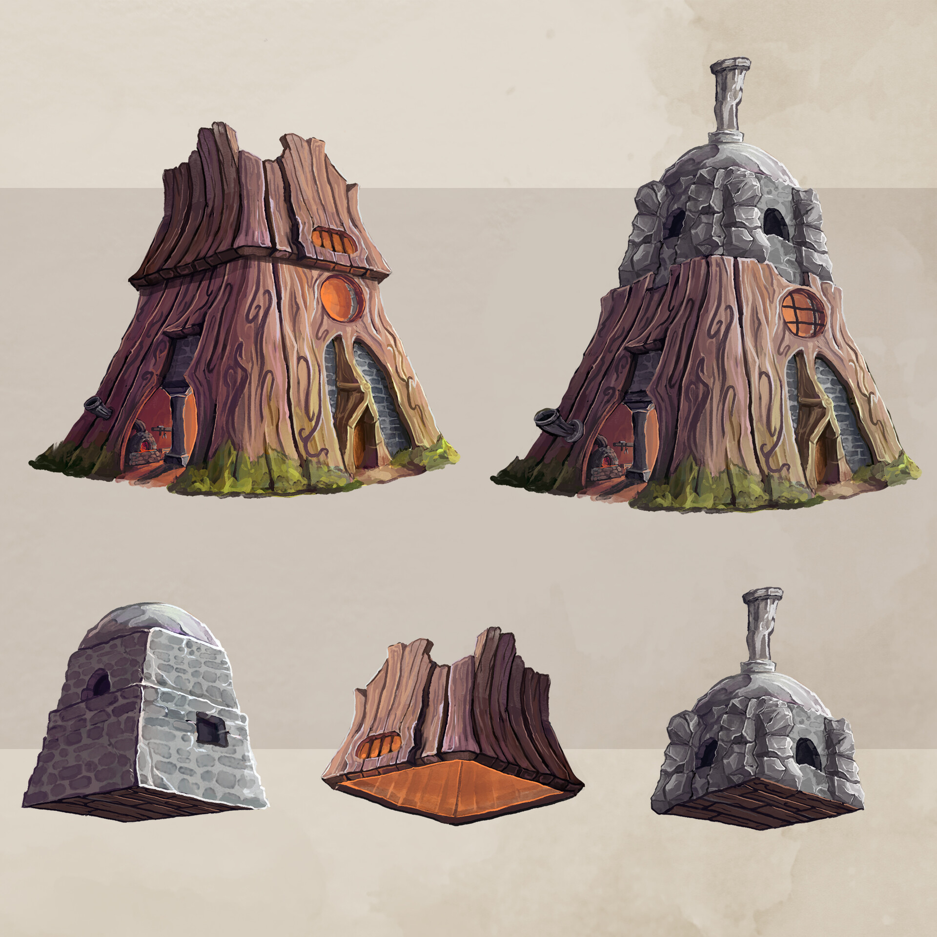 ArtStation - Environment Building Concepts: Hollow Variations 3