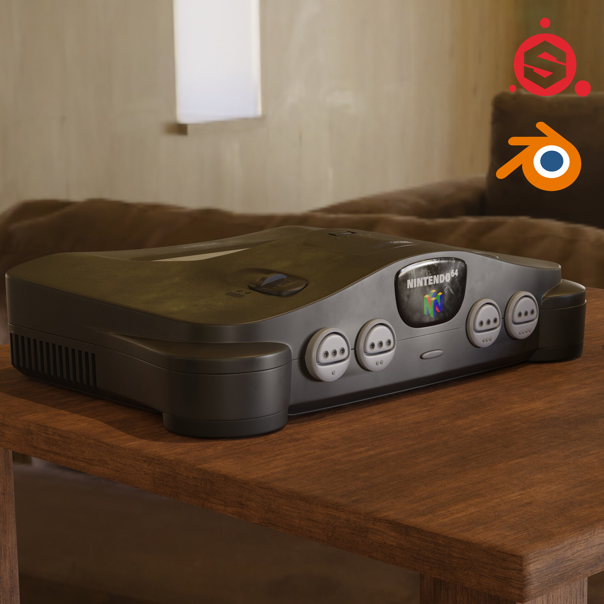 ArtStation - Nintendo 64 with Controller