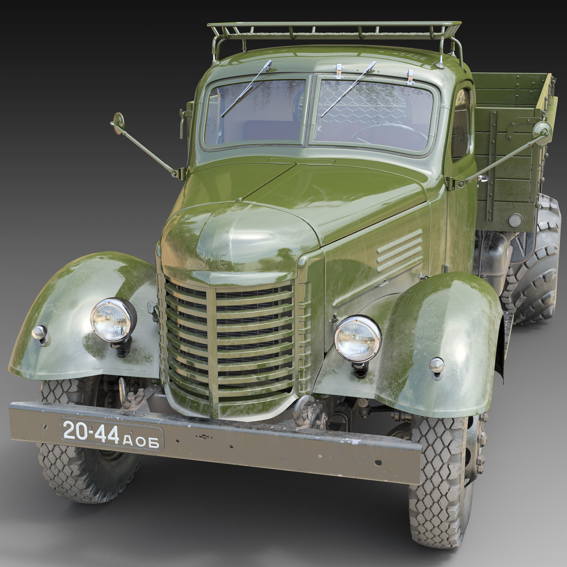 ArtStation - 3D model ZIS-150_Wheel Arched.