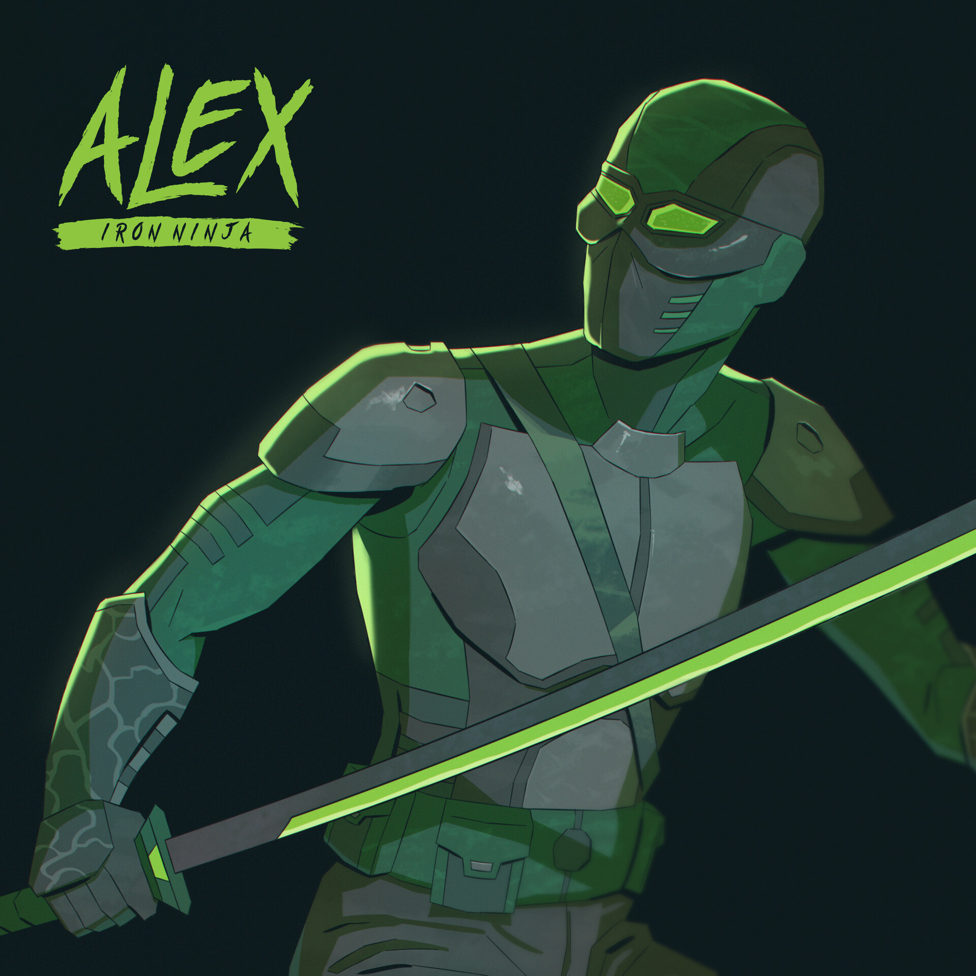 ArtStation - ALEX Iron Ninja
