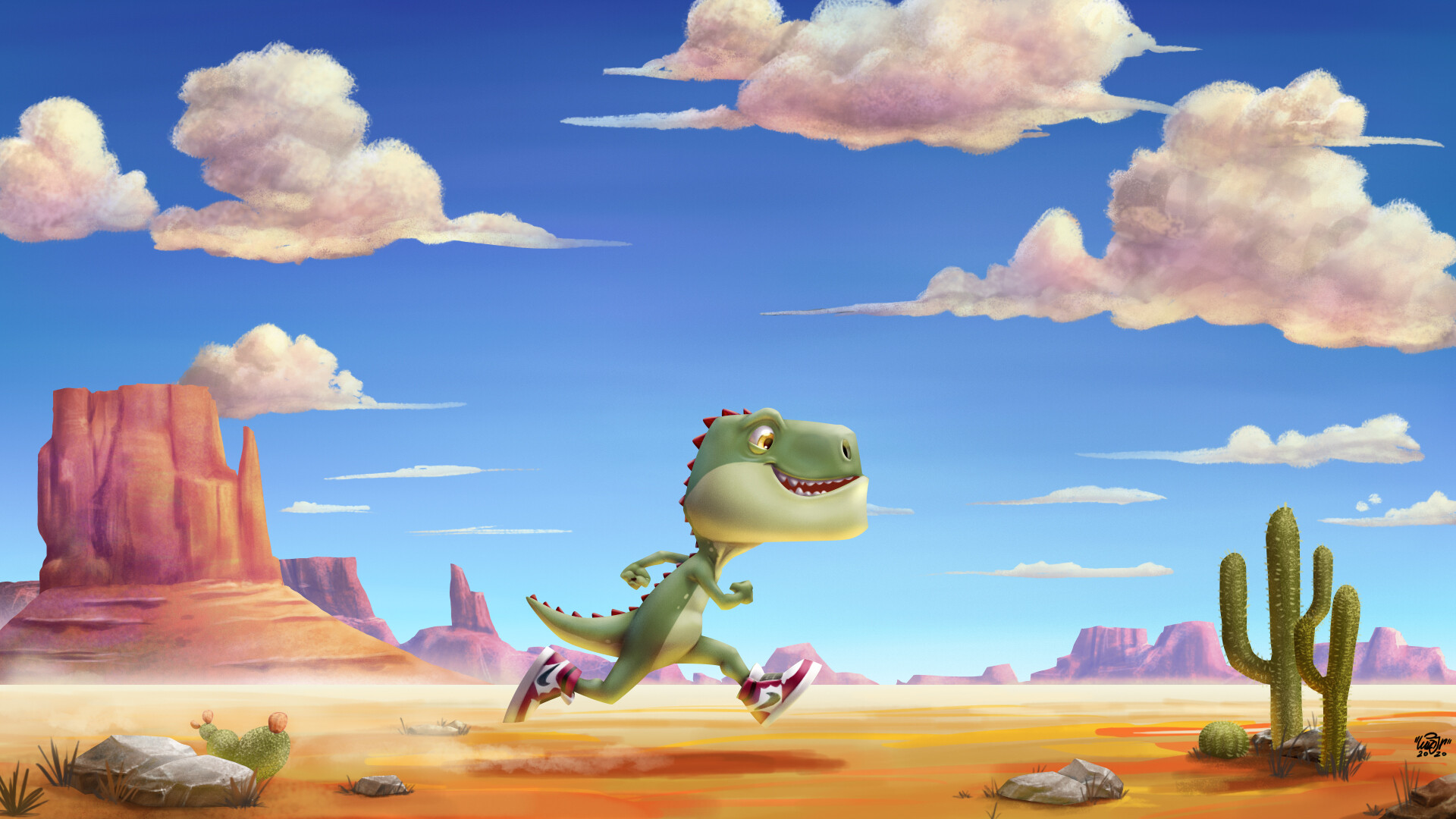 ArtStation - Dino Runner