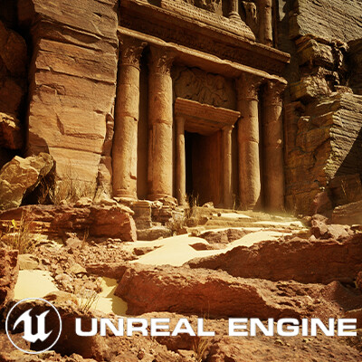 ArtStation - Desolate Petra Unreal Engine 5 Environment