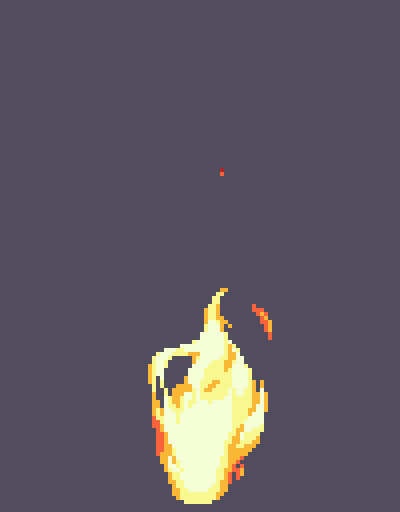 ArtStation - Pixel art Fire Animation