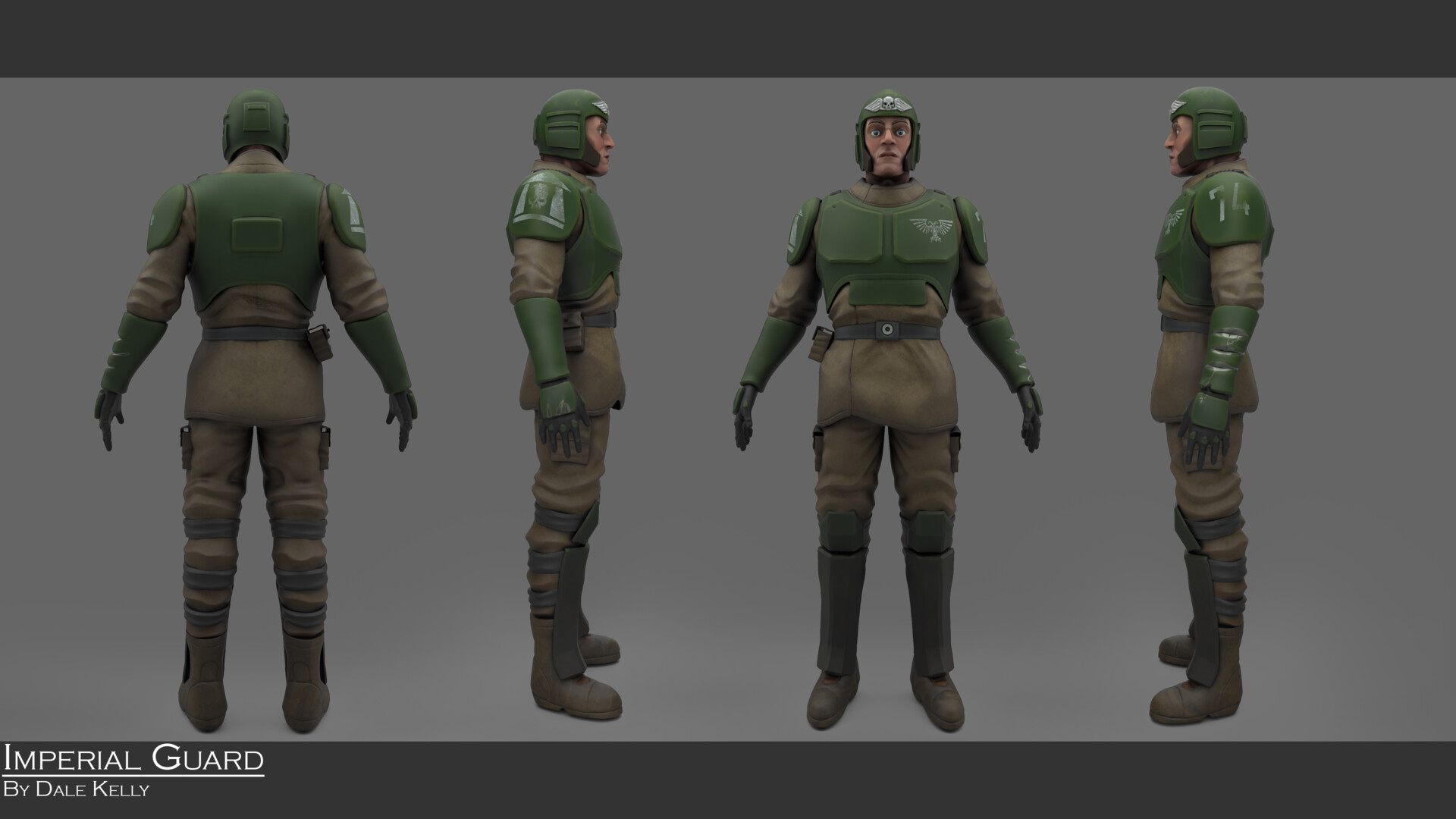 ArtStation - Imperial Guardsman