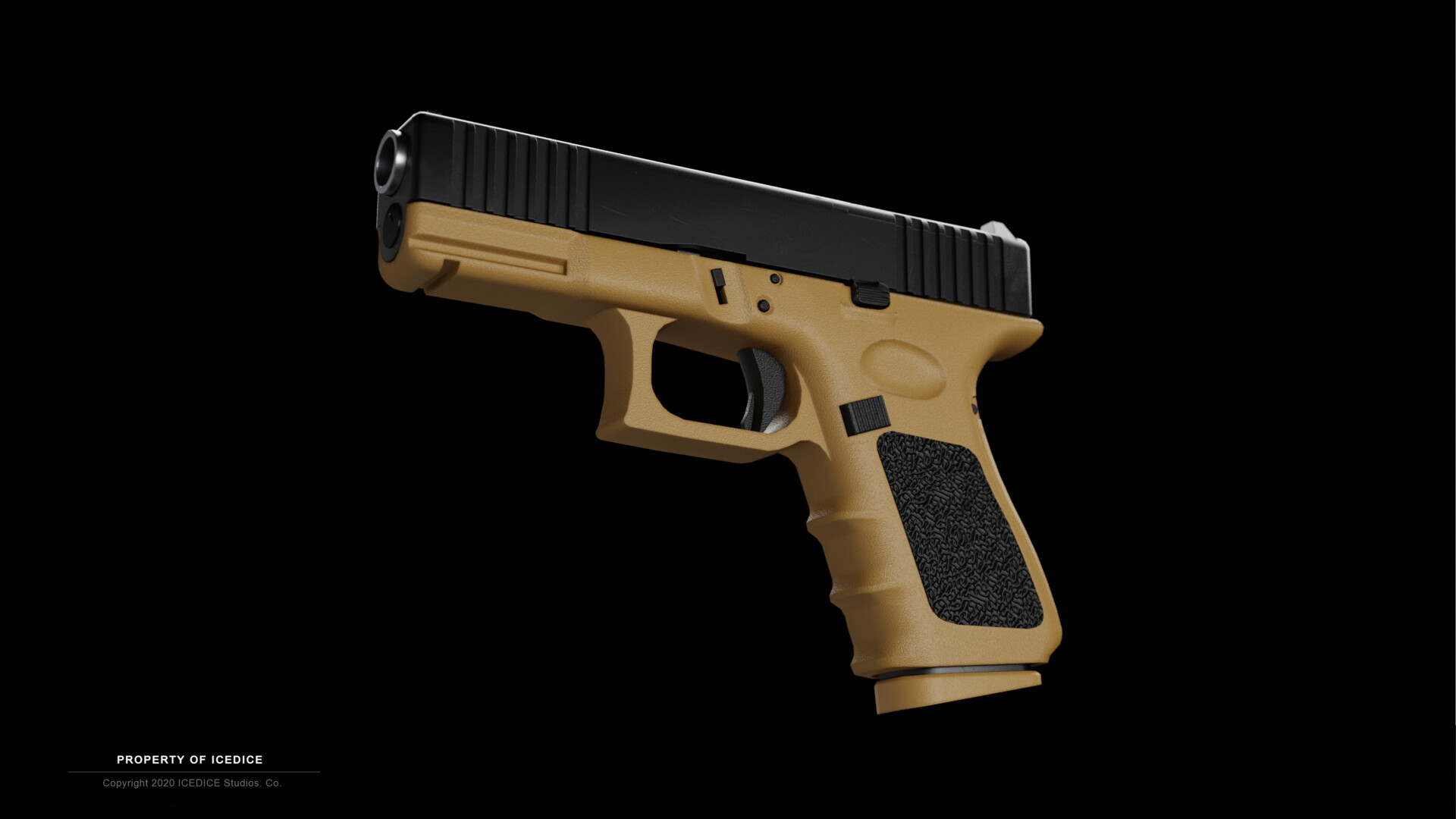 ArtStation - Time Peak: Glock 19 (Low Poly)