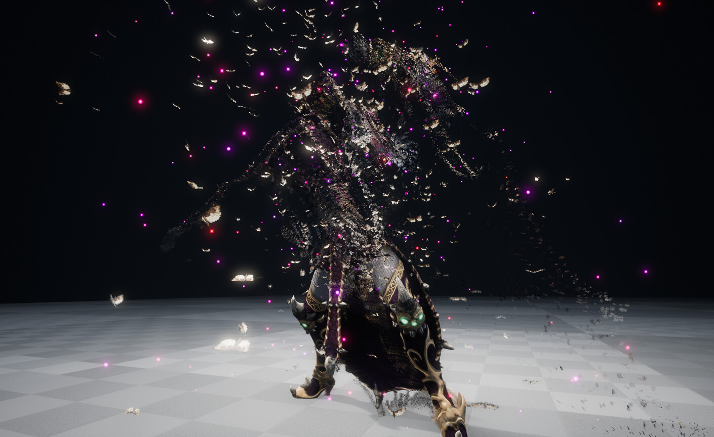 ArtStation - Game VFX: Turning Into Moths FX