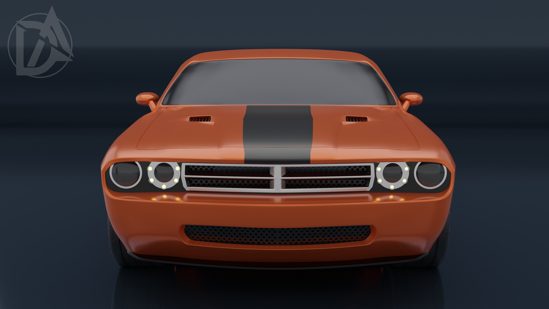 ArtStation - Dodge Challenger 2008