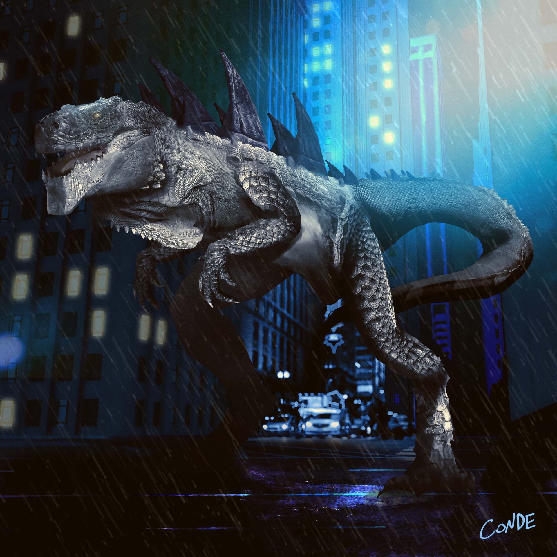 ArtStation - Godzilla Fan-Art Paintings