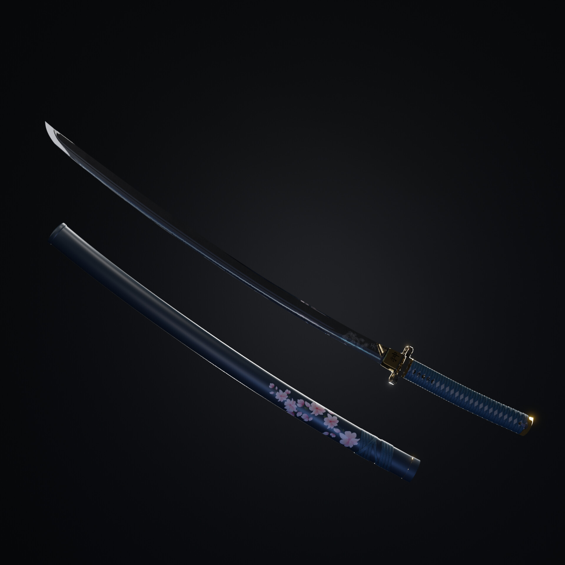 ArtStation - Blue Katana