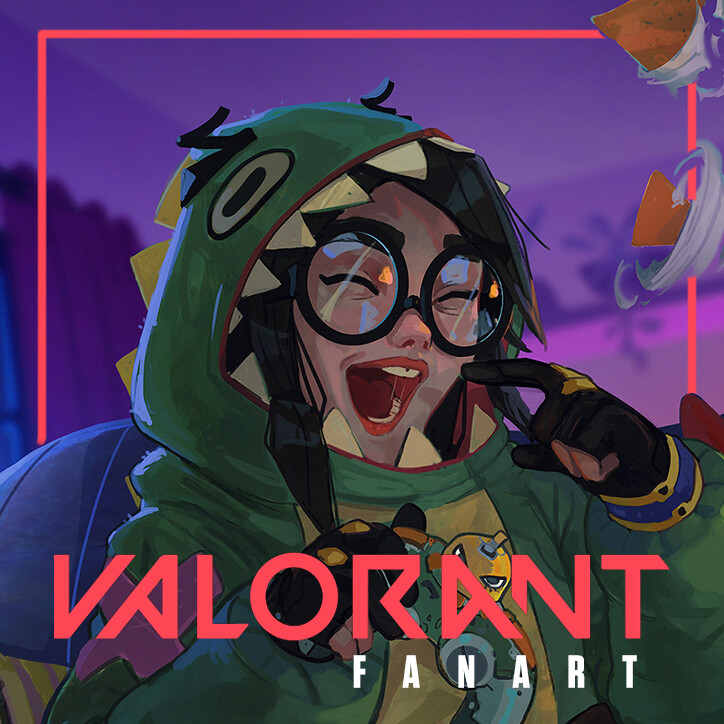 ArtStation - GIRLS NIGHT - Valorant fanart
