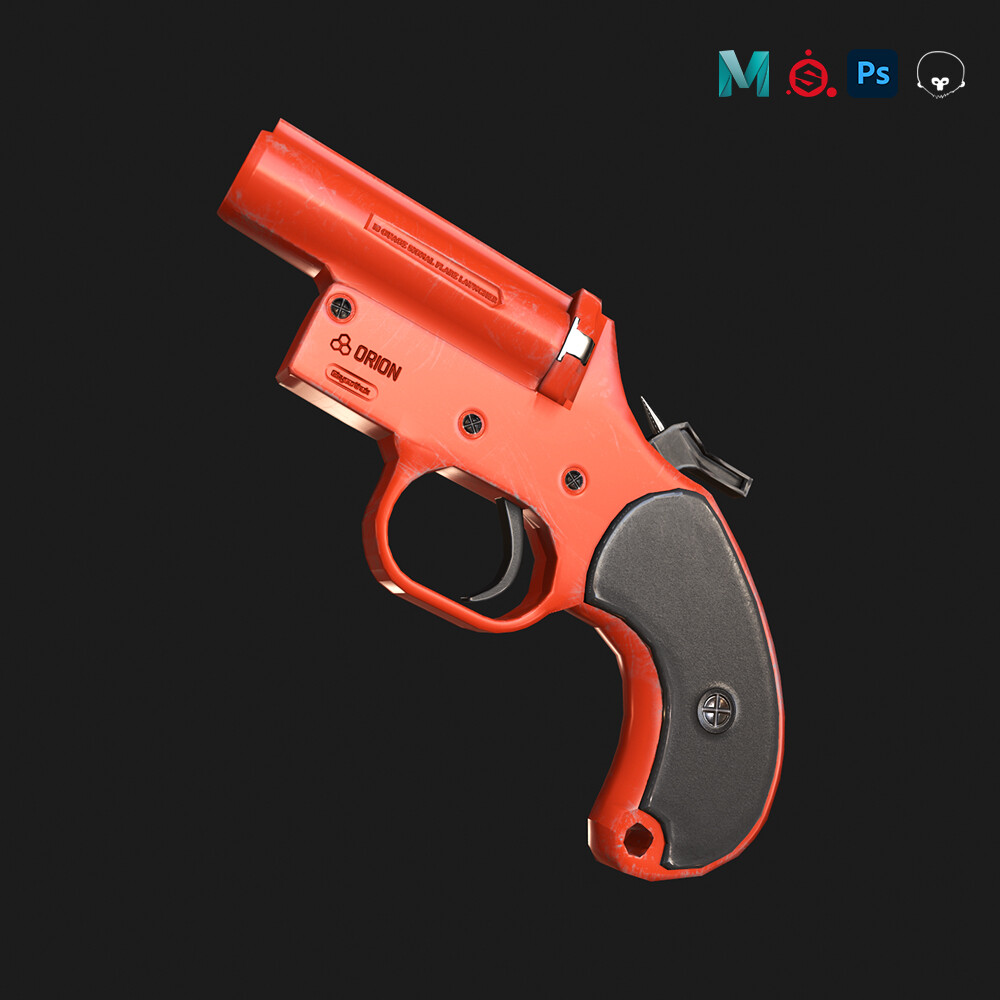 ArtStation - Flare Gun - PUBG (fan art)