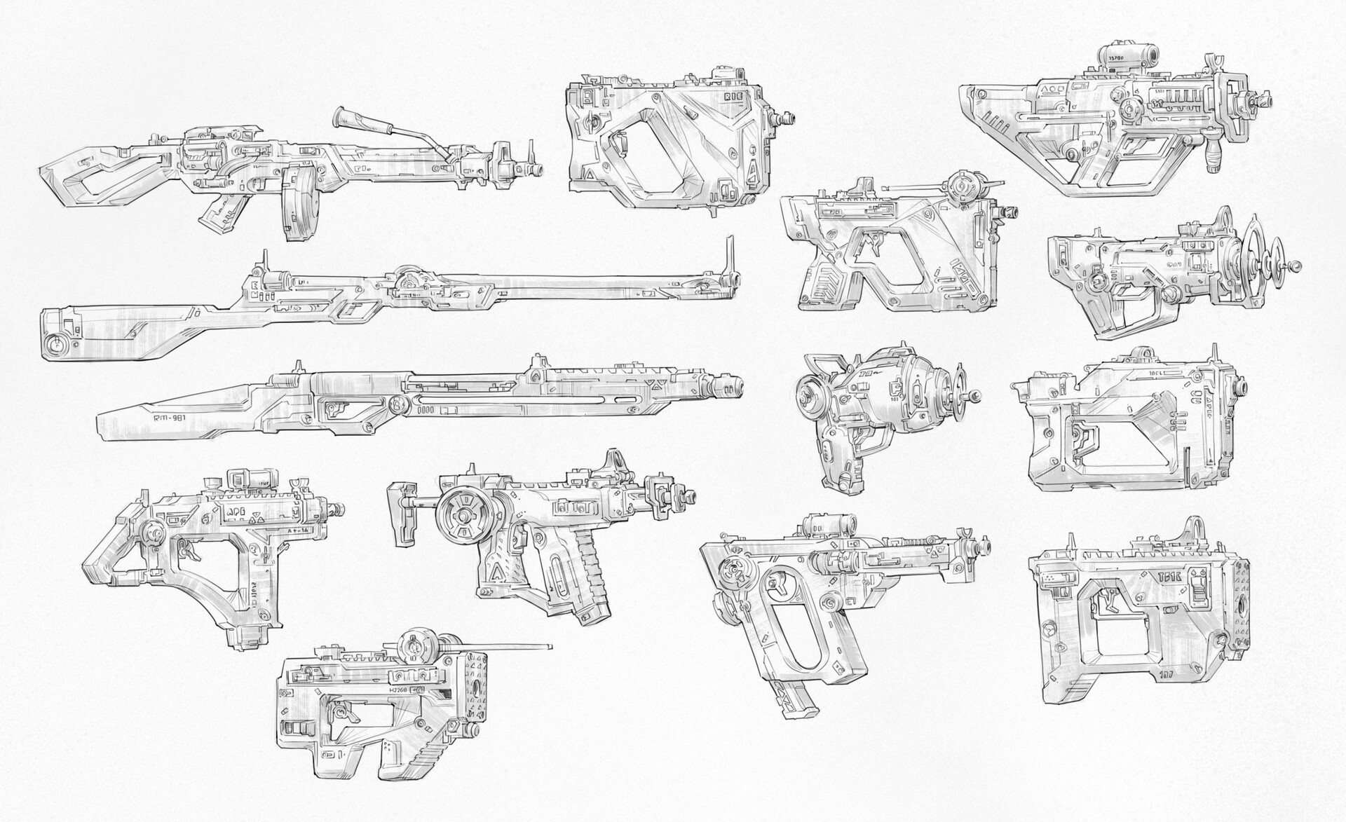 ArtStation - Guns Practice