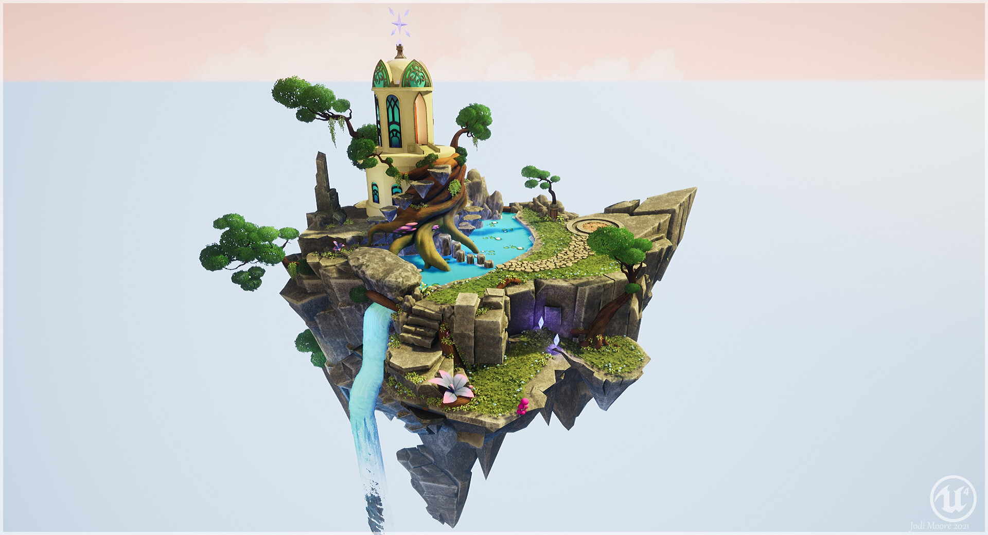 ArtStation - Floating Isle