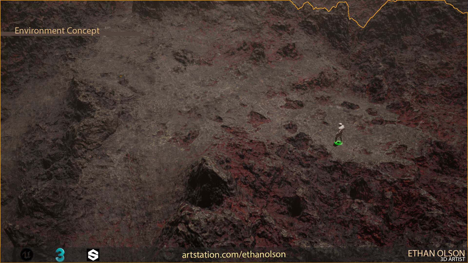 ArtStation - Demonic Landscape - Environment Concept