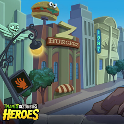 ArtStation - PopCap Backgrounds, Plants Vs Zombies Heroes