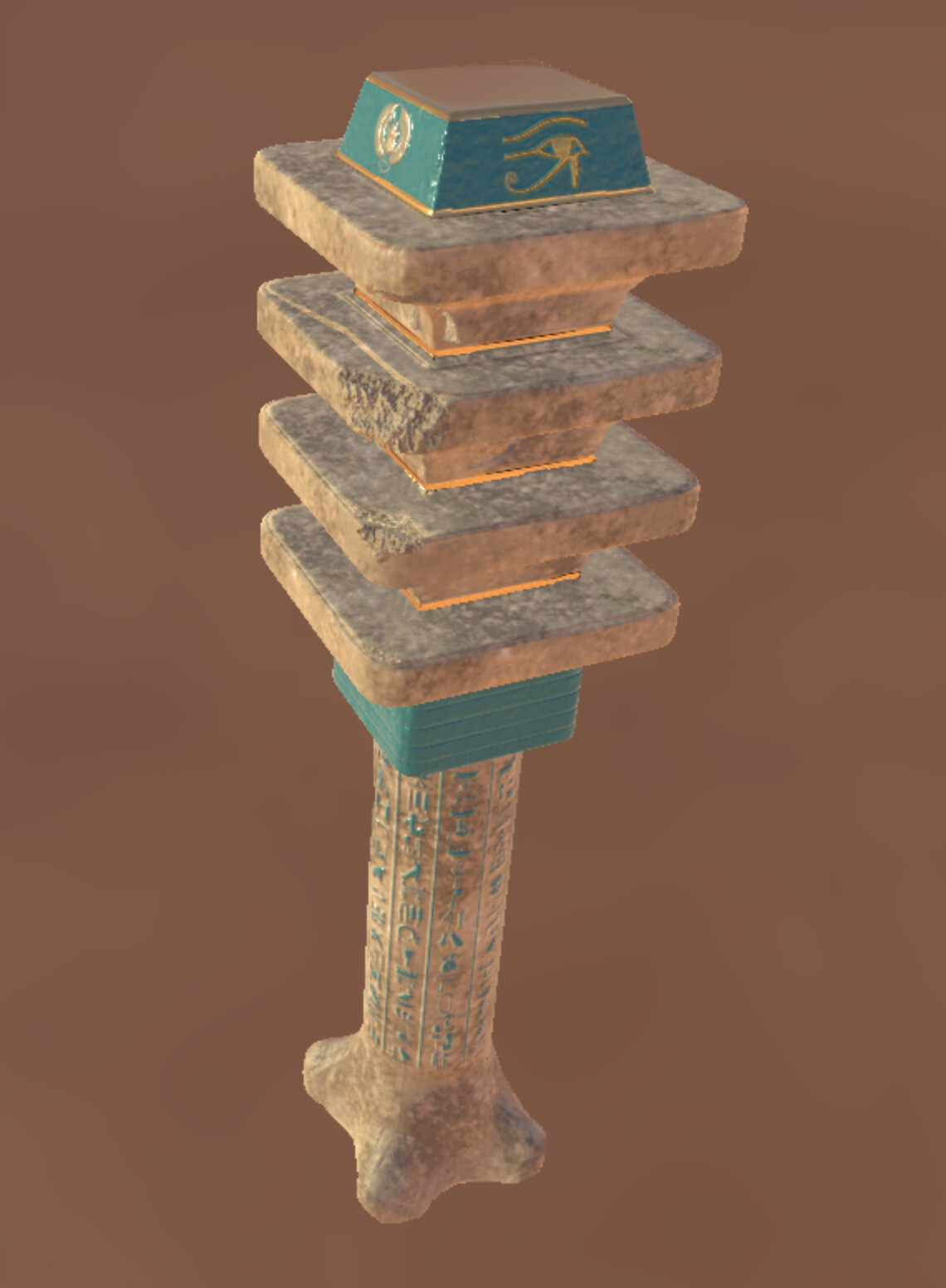 ArtStation - Ancient Egyptian Djed Pillar