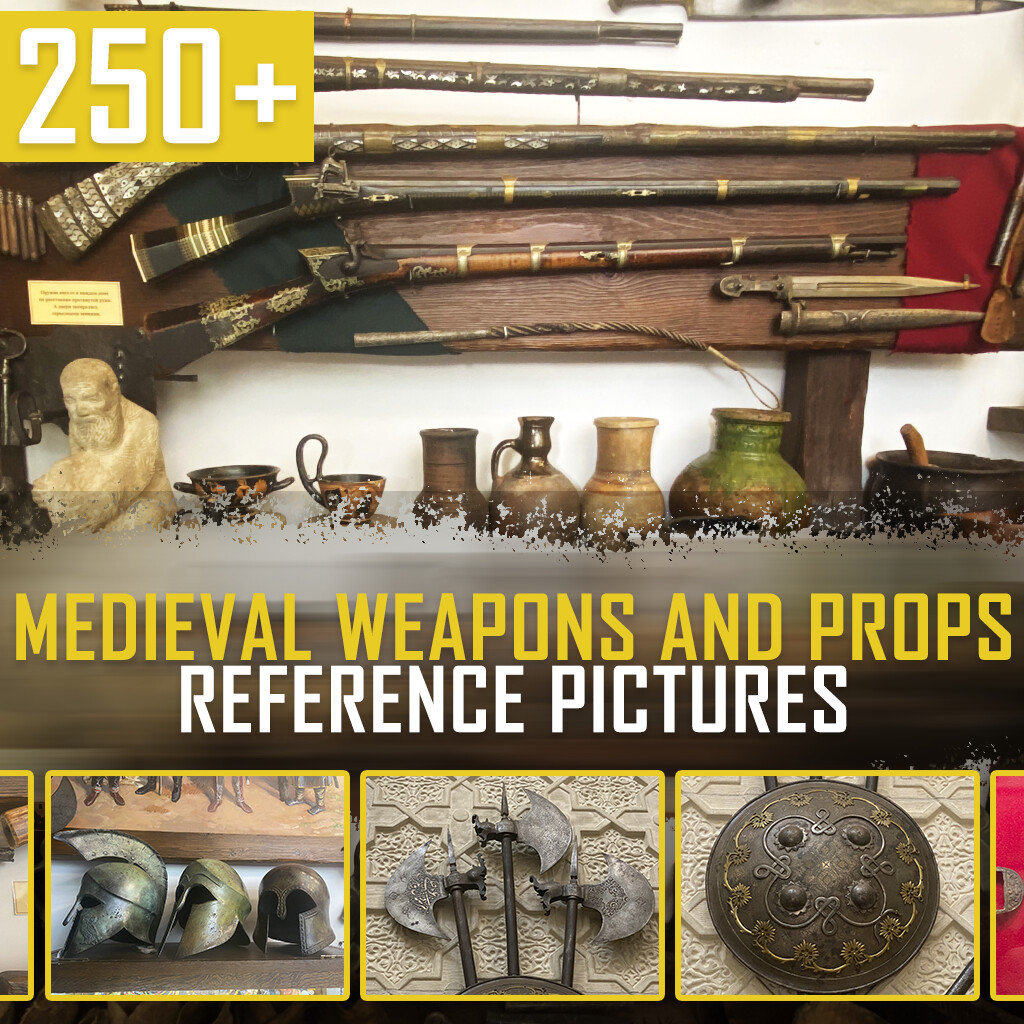 ArtStation - 250+ Medieval Weapons and Props Reference Pictures