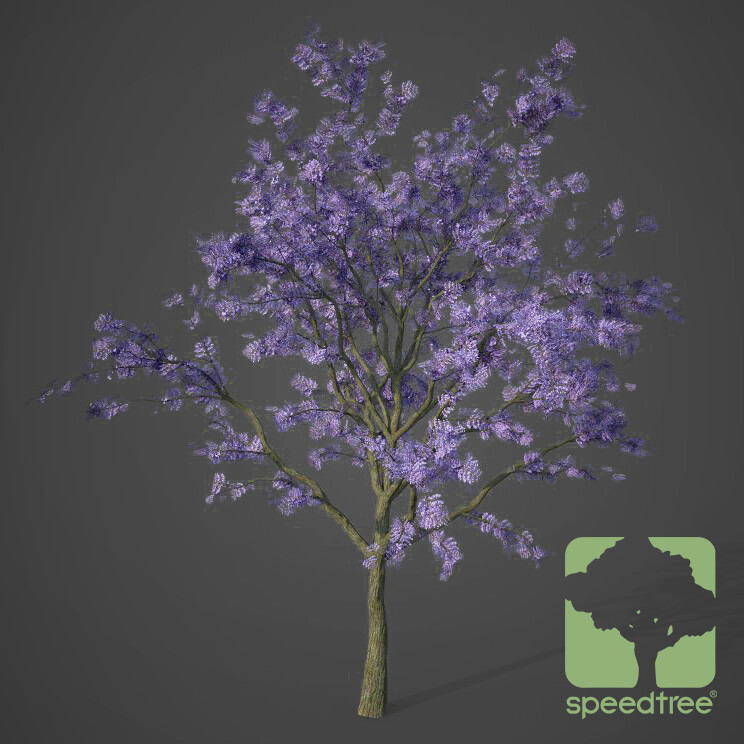 ArtStation - Jacaranda Tree