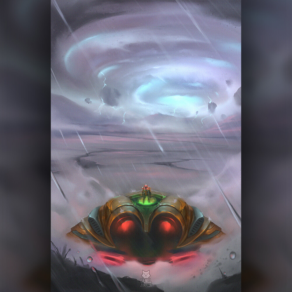 ArtStation - Super Metroid - Planet Zebes