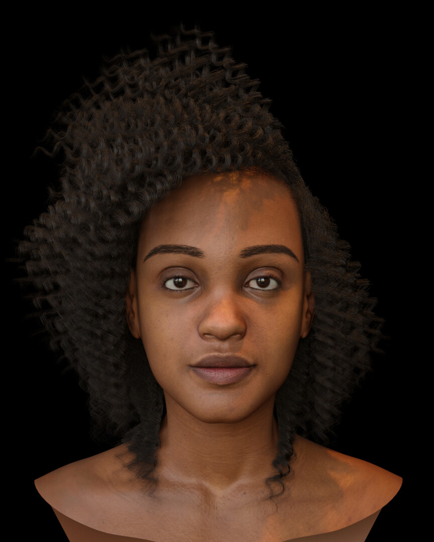 ArtStation - 3D MODEL(BROWN SKIN-WORK IN PROGRESS)