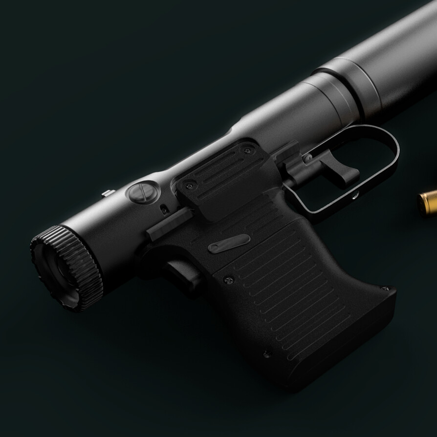 ArtStation - VP9 Welrod sculpt study