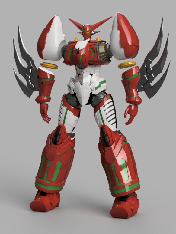 ArtStation - shin getter robo - fusion360
