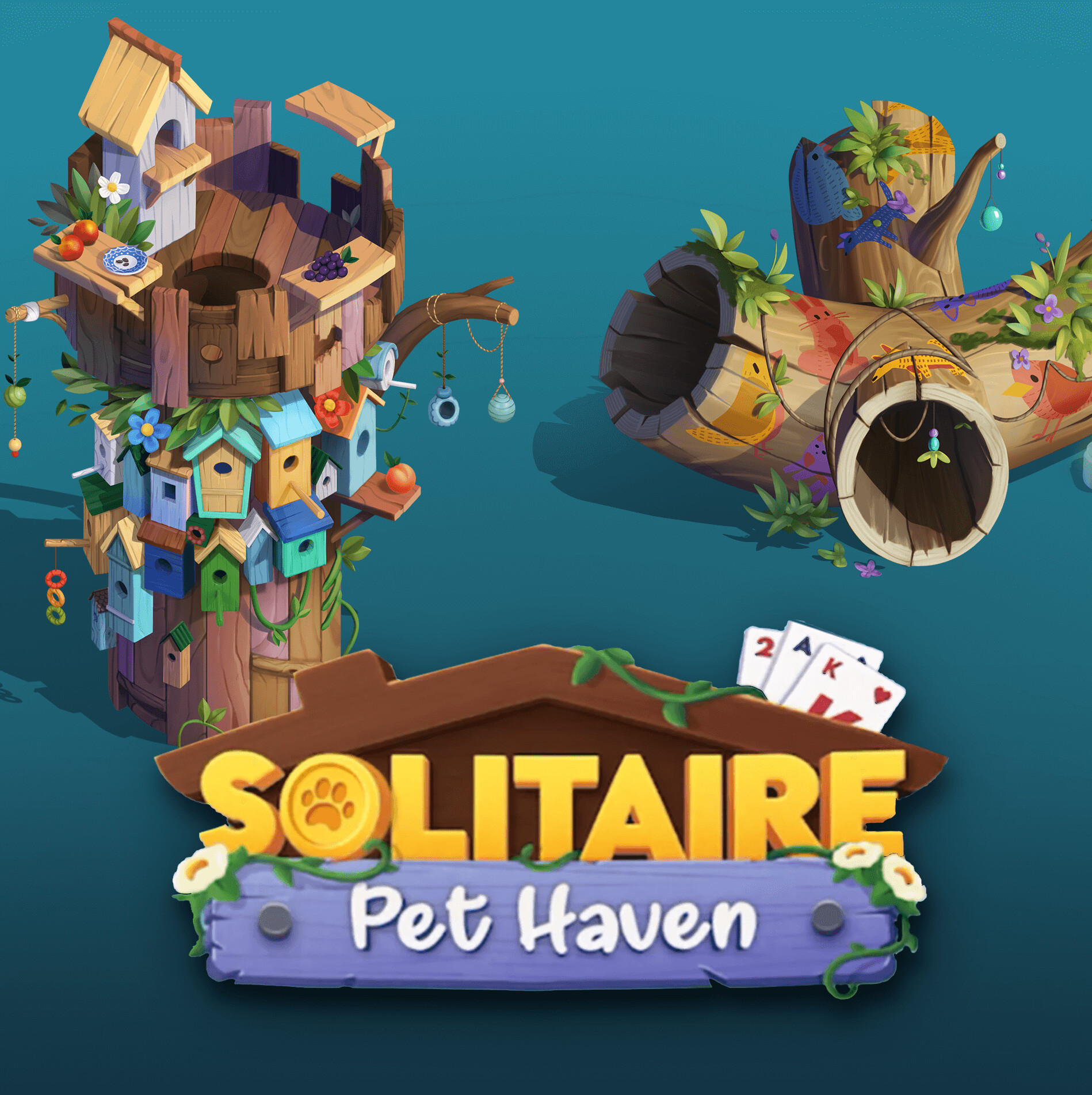 ArtStation - Pet Haven Solitaire Structures