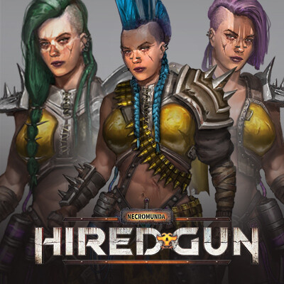 ArtStation - Necromunda - Hired Gun Character Concepts
