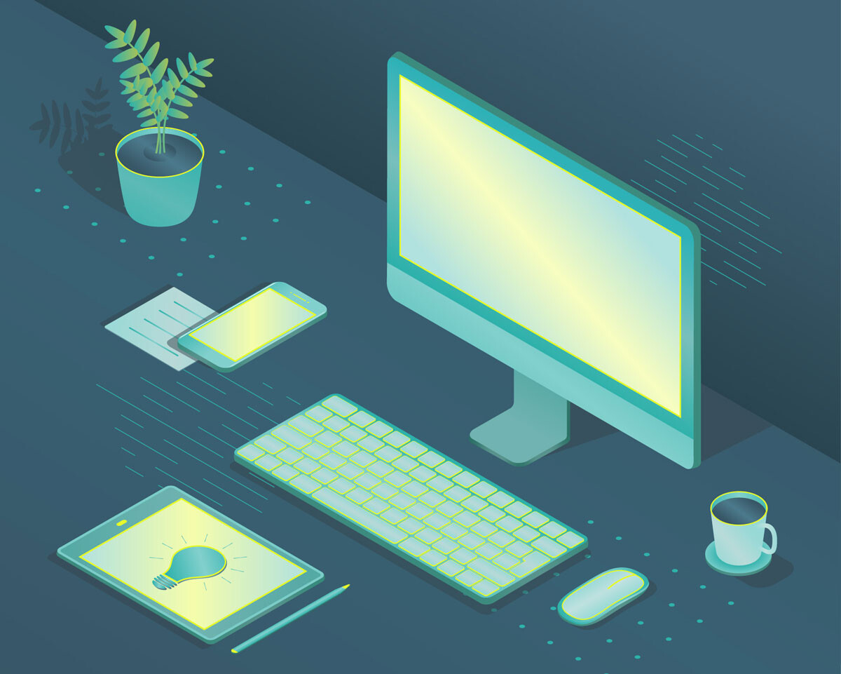 ArtStation - Isometric Desktop