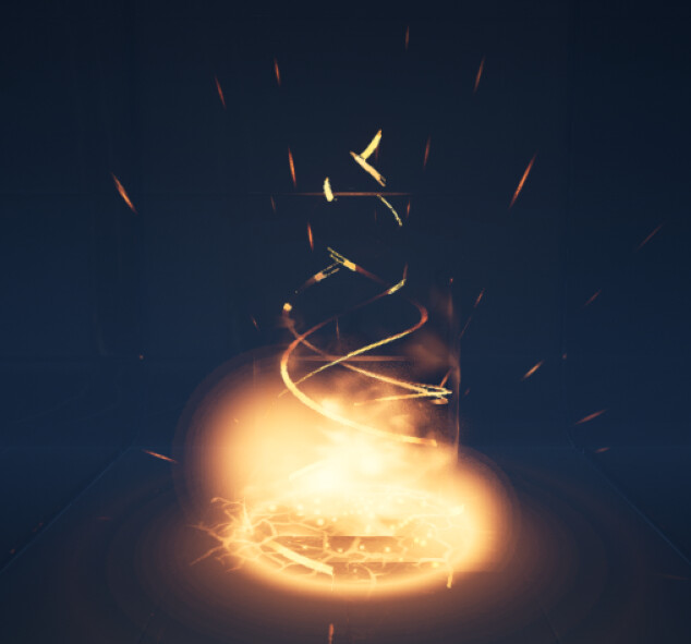 ArtStation - AOE fire attack